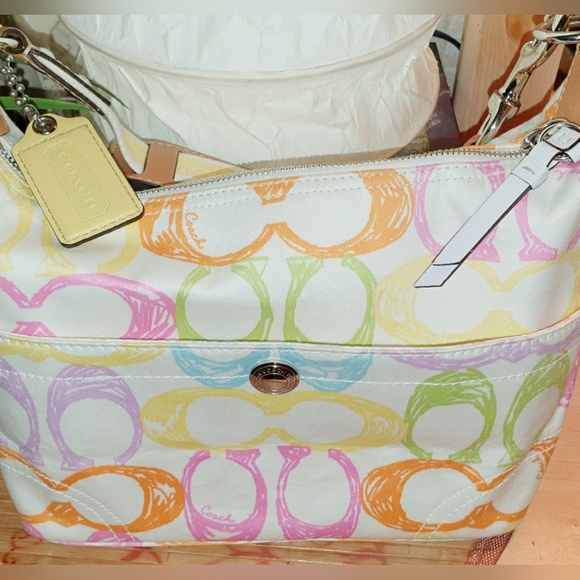 Coach | Bags | Coach Pastel Cc Hobo | Poshmark